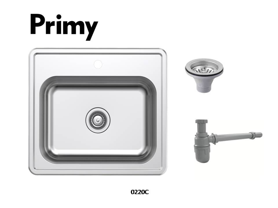 Primy Single Bowl Sink 0001C – Sanitec Import Ventures