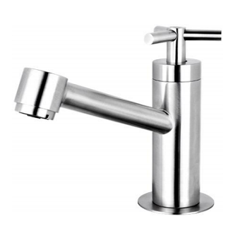 VRH New Cross Basin Pillar Tap High Body B200022 – Sanitec Import Ventures